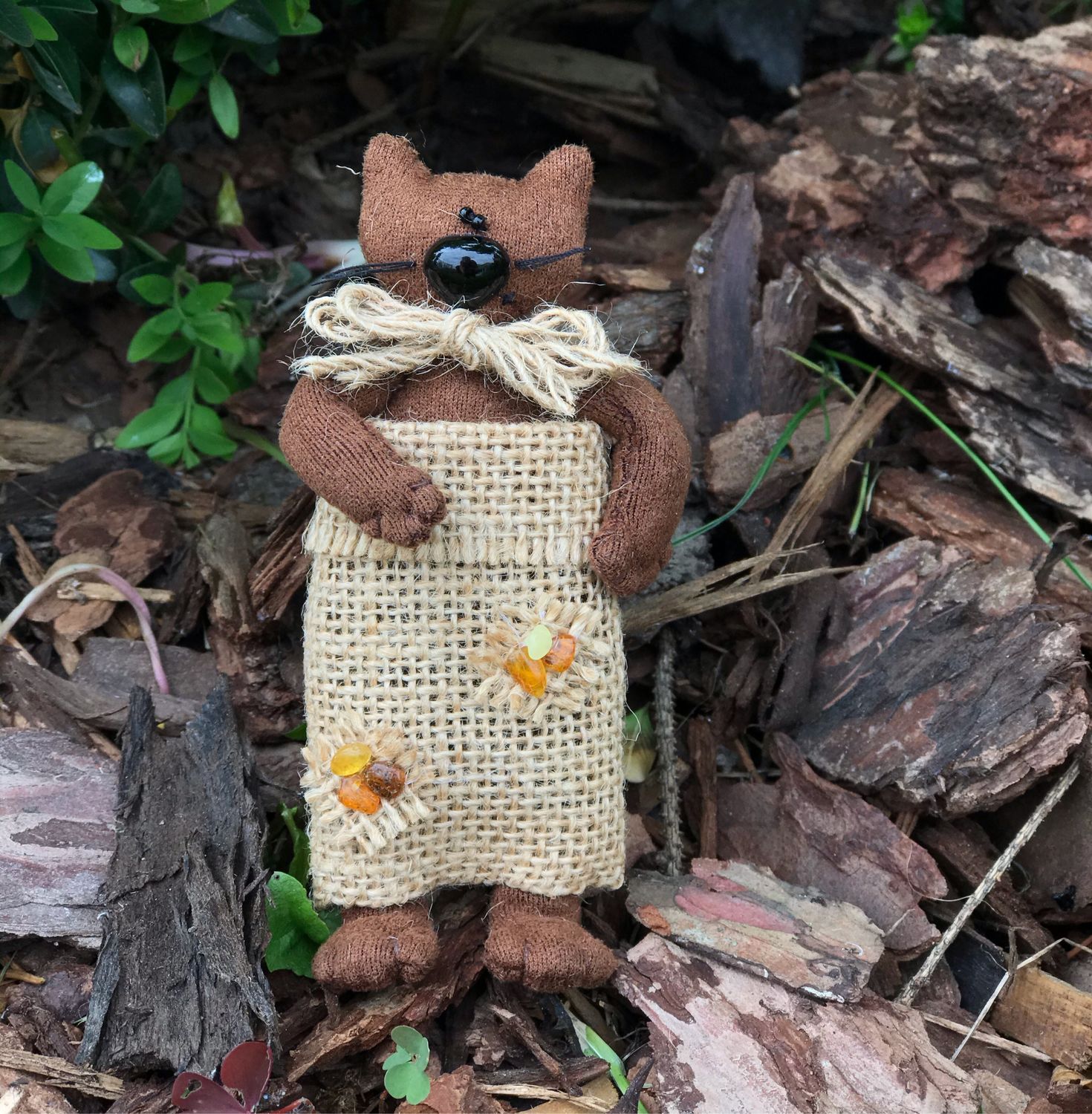 Кот в мешке – купить онлайн на Ярмарке Мастеров – OGYSARU | Игрушки ...