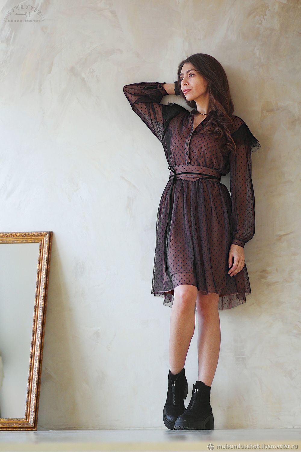 Платье " Вуаль снов" в интернет-магазине Ярмарка Мастеров по цене 15500 ...