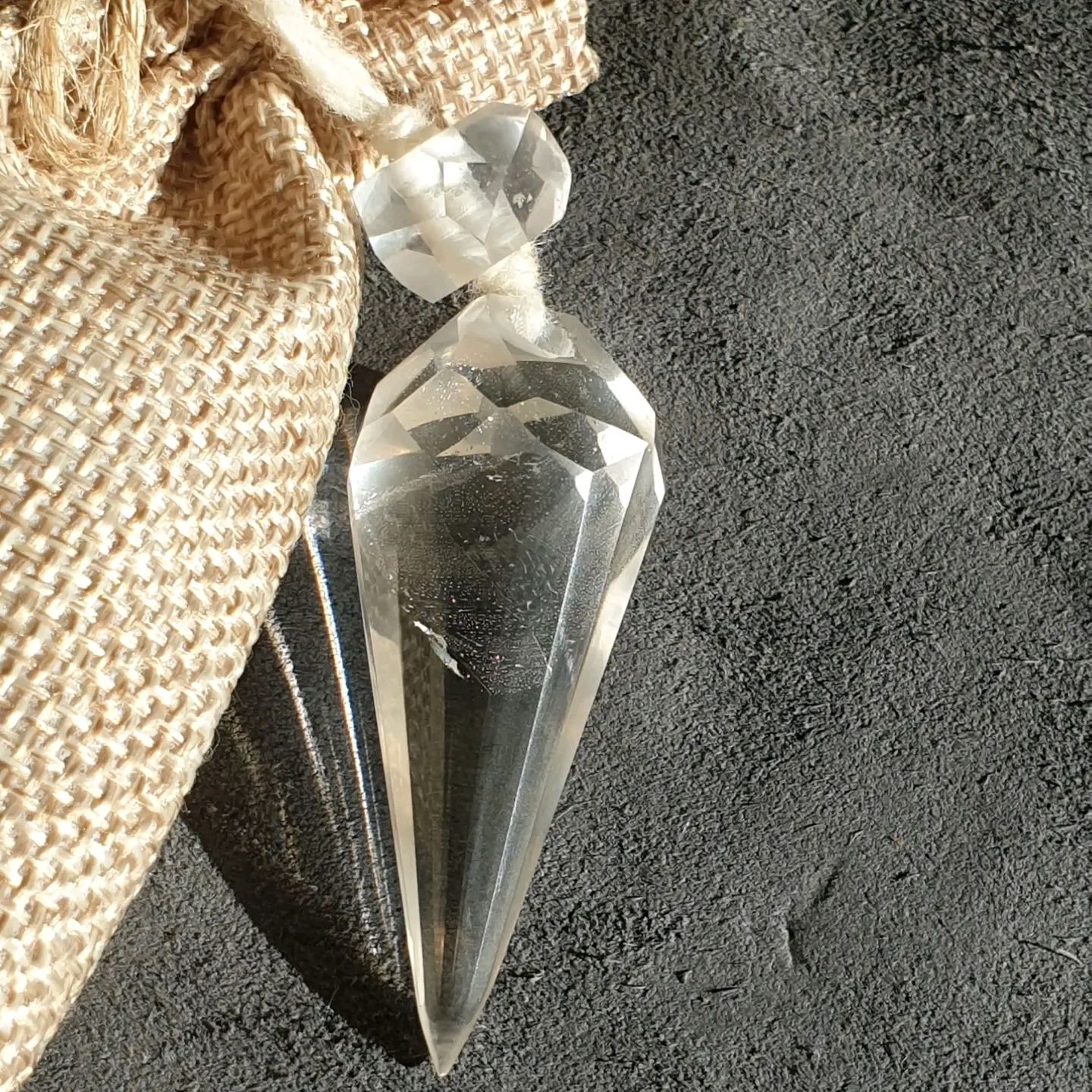 Маятник из натурального камня горного хрусталя – заказать на Ярмарке ...