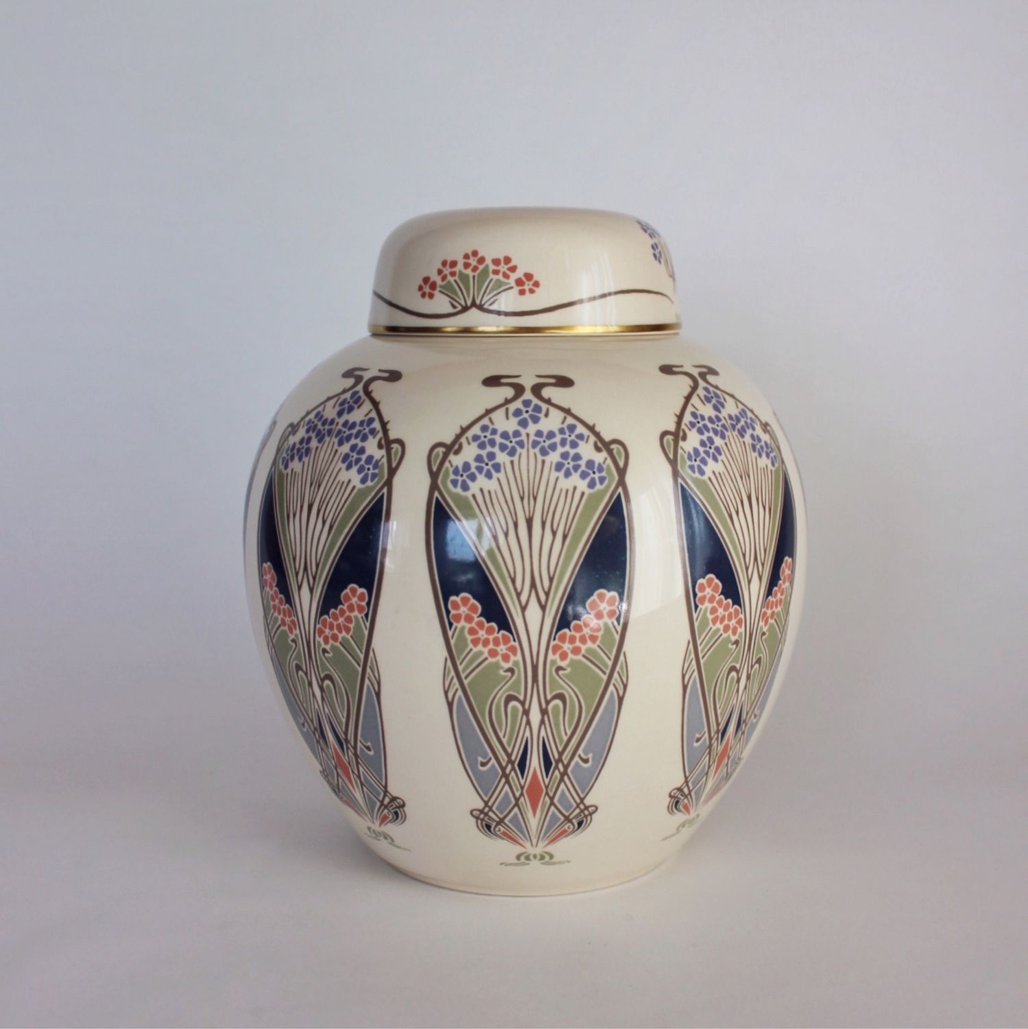 Винтаж: Ваза-чайница-имбирная банка-бисквитница Mason’s. Англия, фарфор ...