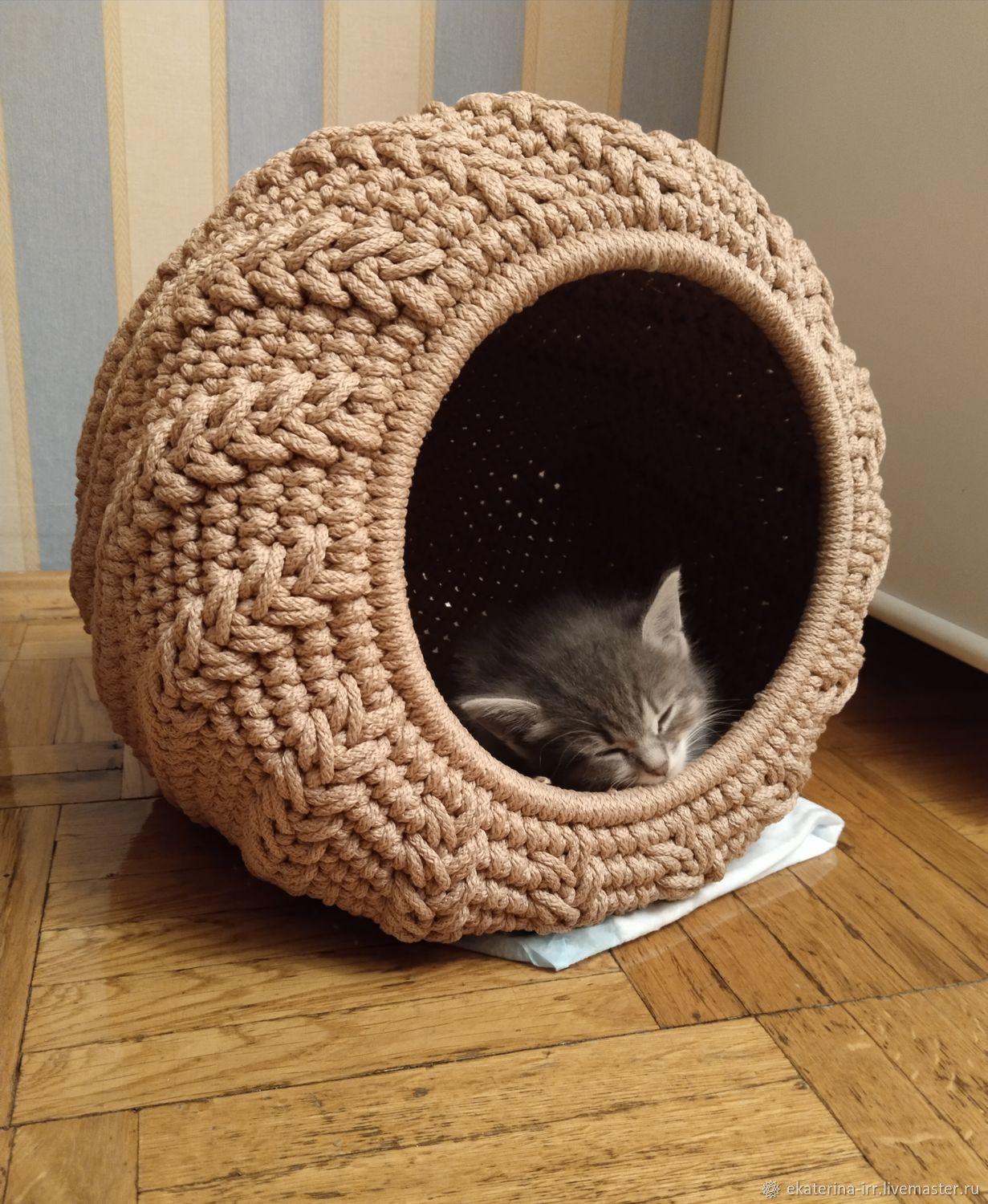 Как связать домик для кошки 60 фото - Dkelectro.ru