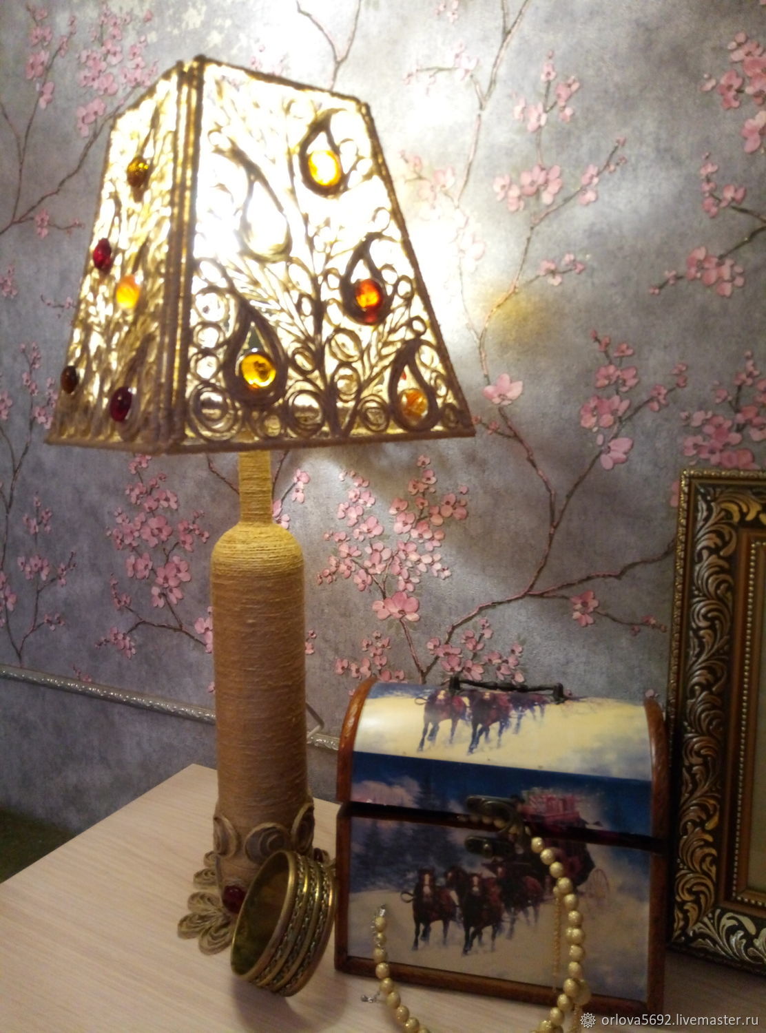 Джутовая филигрань в интернет-магазине на Ярмарке Мастеров | Настольные ...