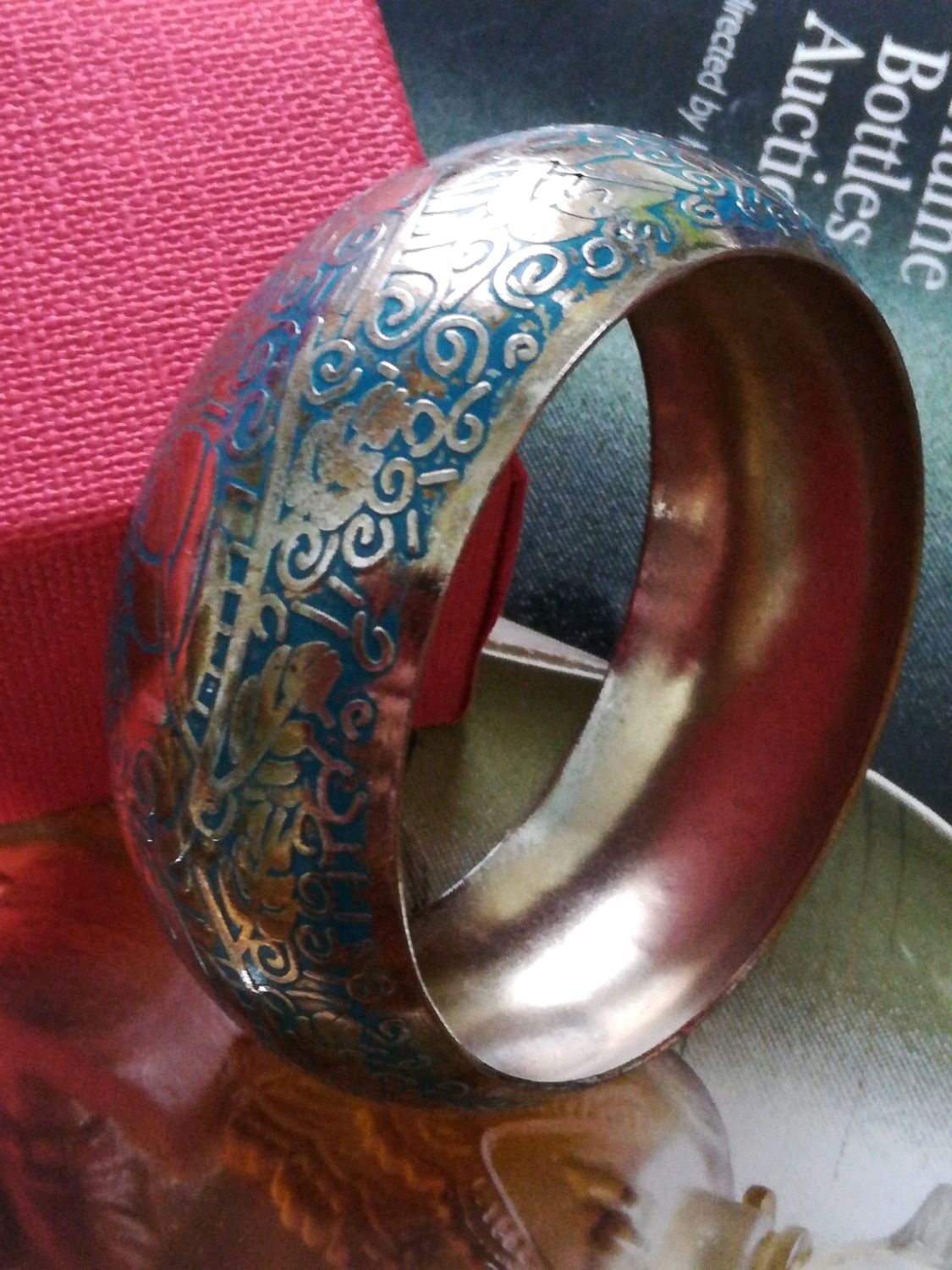 Винтаж: Браслет с чеканкой. ShBr купить в интернет-магазине Ярмарка ...