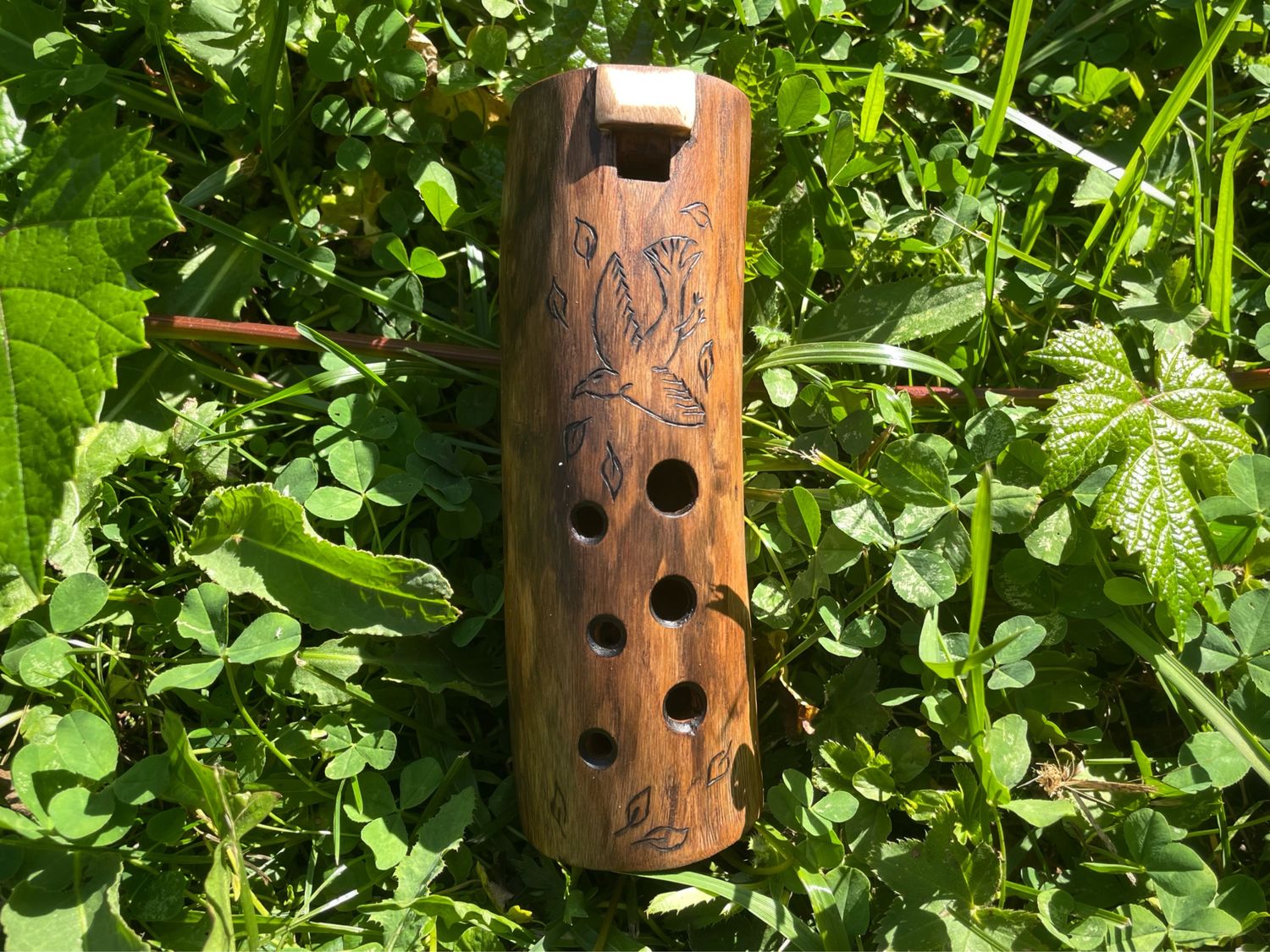 Деревянная окарина из вяза в тональности F 432 Hz купить в интернет ...