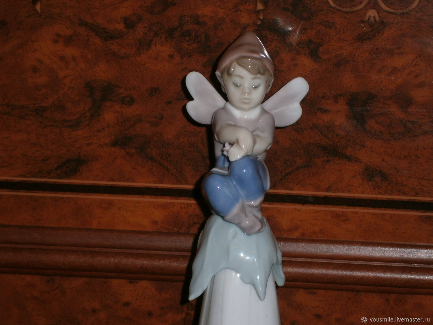 Винтаж: Коллекционный фарфоровый колокольчик Мальчик-Эльф Lladro ...