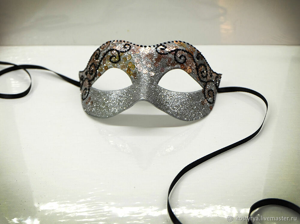 Карнавальные маски: Маска "Розовое серебро" в интернет-магазине Ярмарка ...