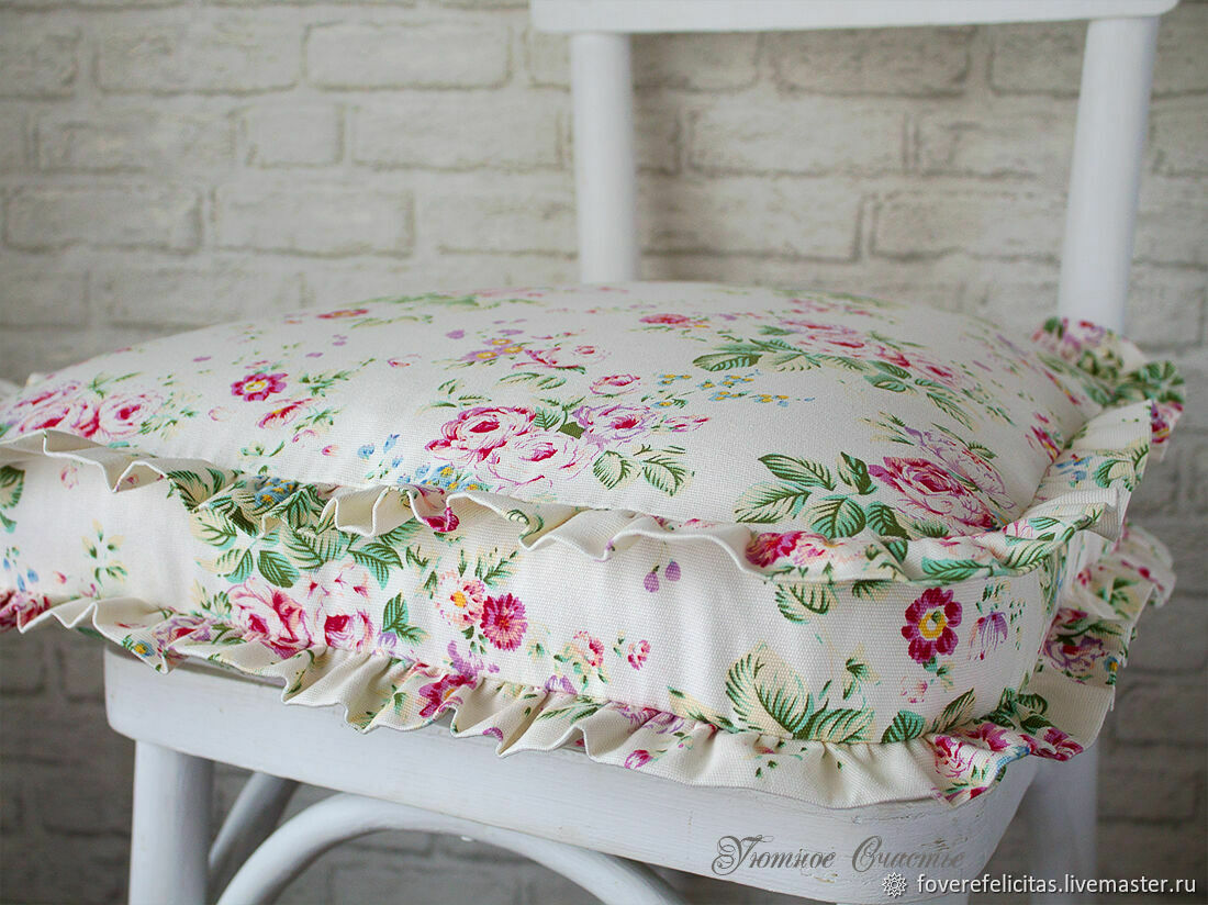 Сидушка-подушка из хлопка "Утро в провансе" в интернет-магазине Ярмарка ...