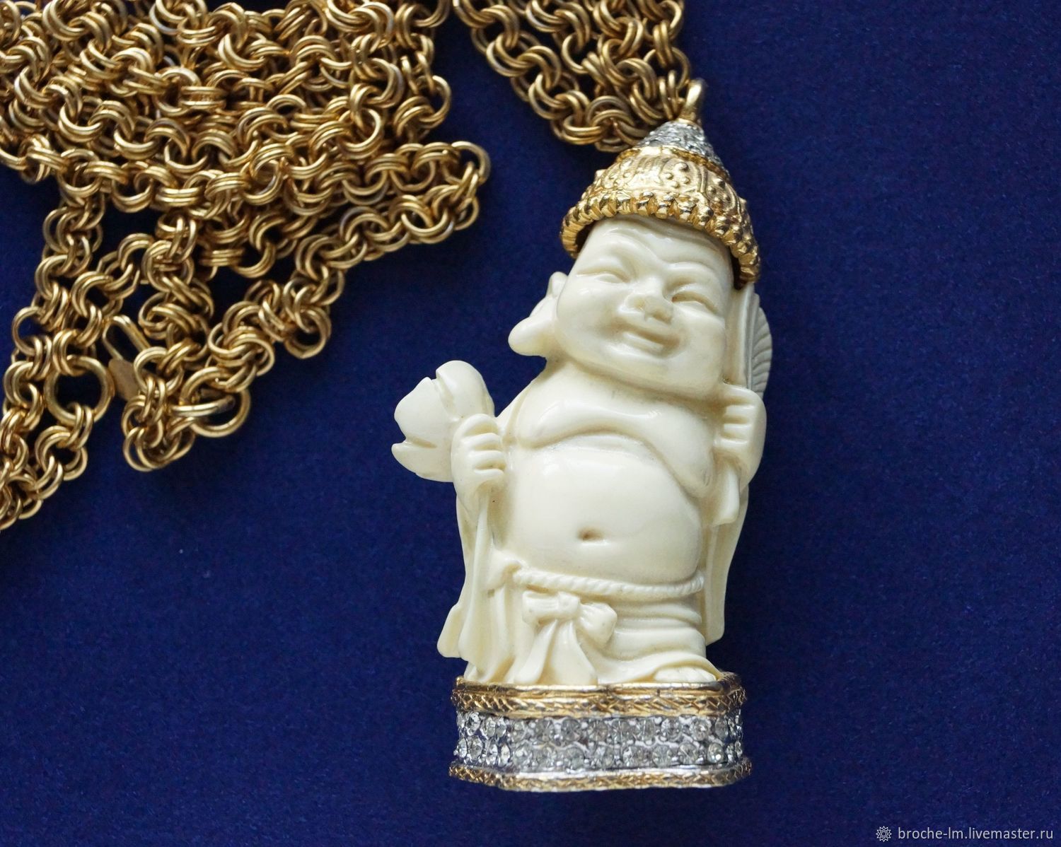 Винтаж: *DONALD STANNARD Колье "Смеющийся Будда" винтаж США в интернет ...