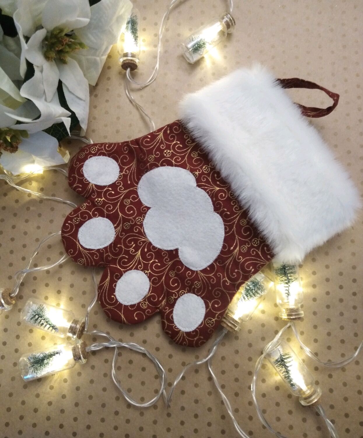 Рождественский носок купить в интернет-магазине Ярмарка Мастеров по ...