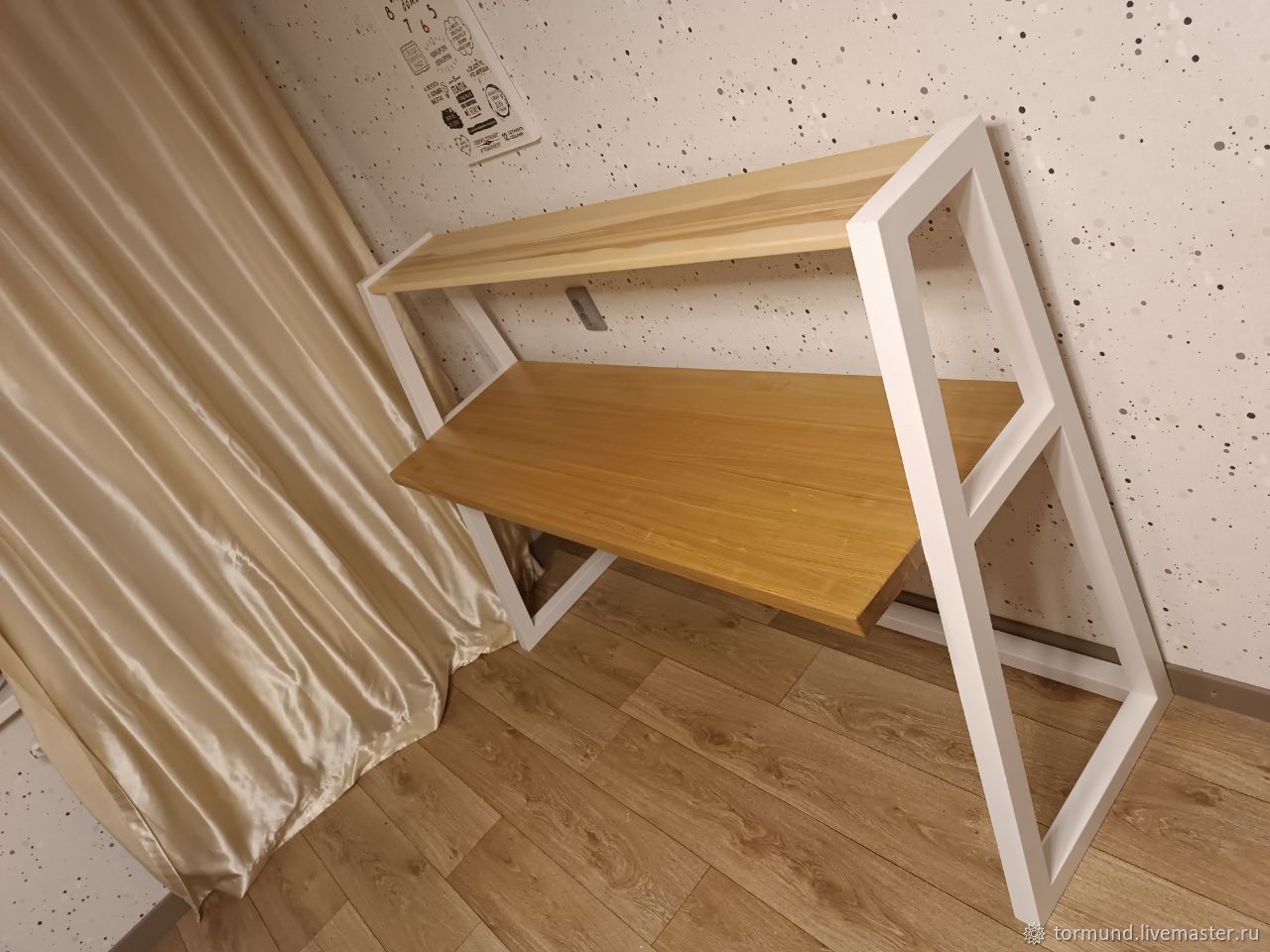 Письменный стол из массива дерева сканди купить заказать офисный в ...