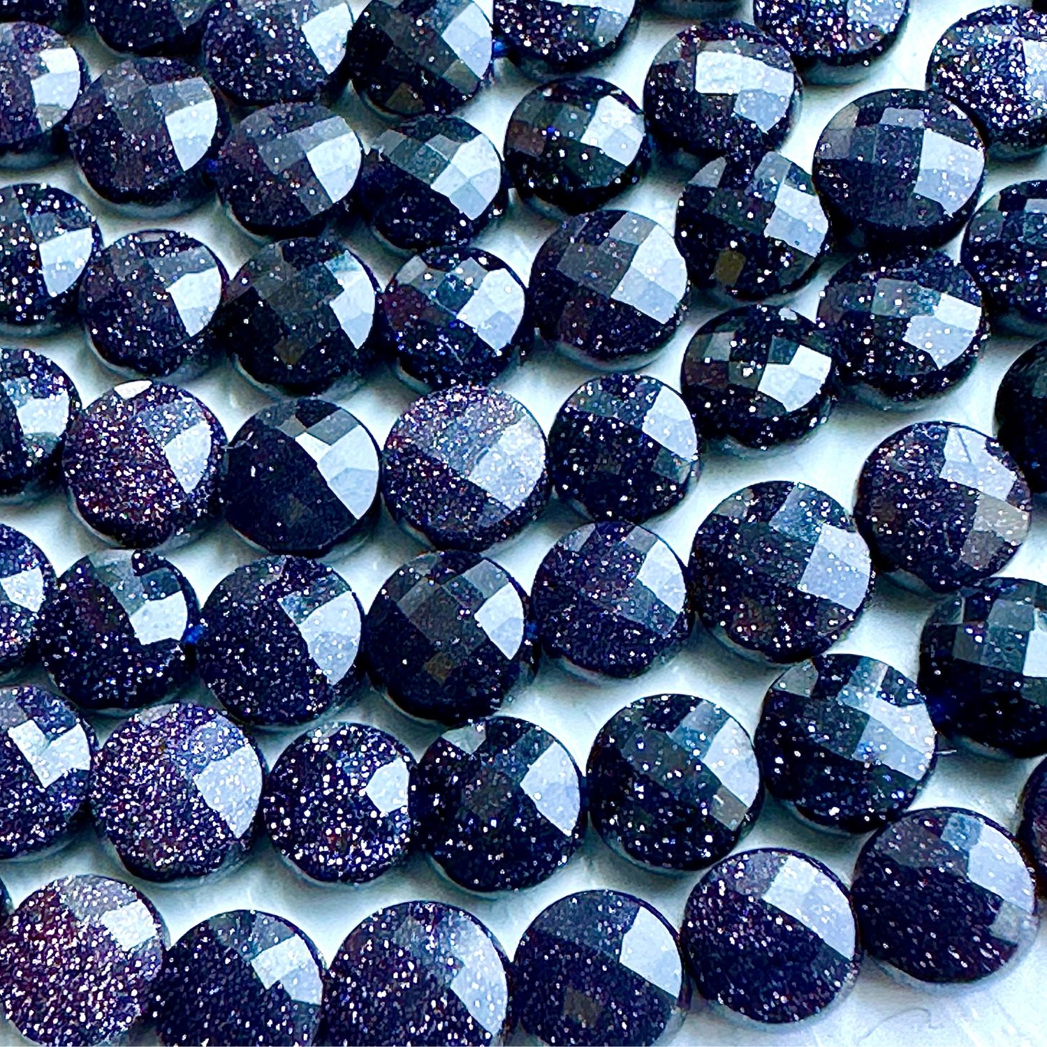 Авантюрин синий, монета 5 мм купить в интернет-магазине Ярмарка ...