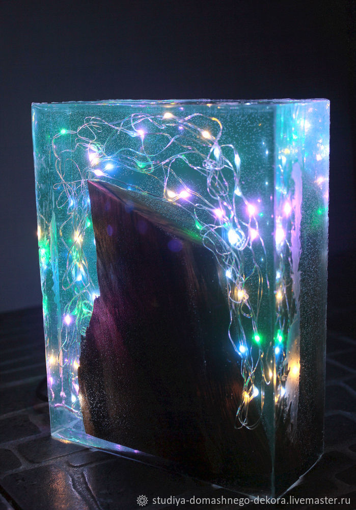 Настольные лампы: Светильник из эпоксидной смолы в интернет-магазине на ...