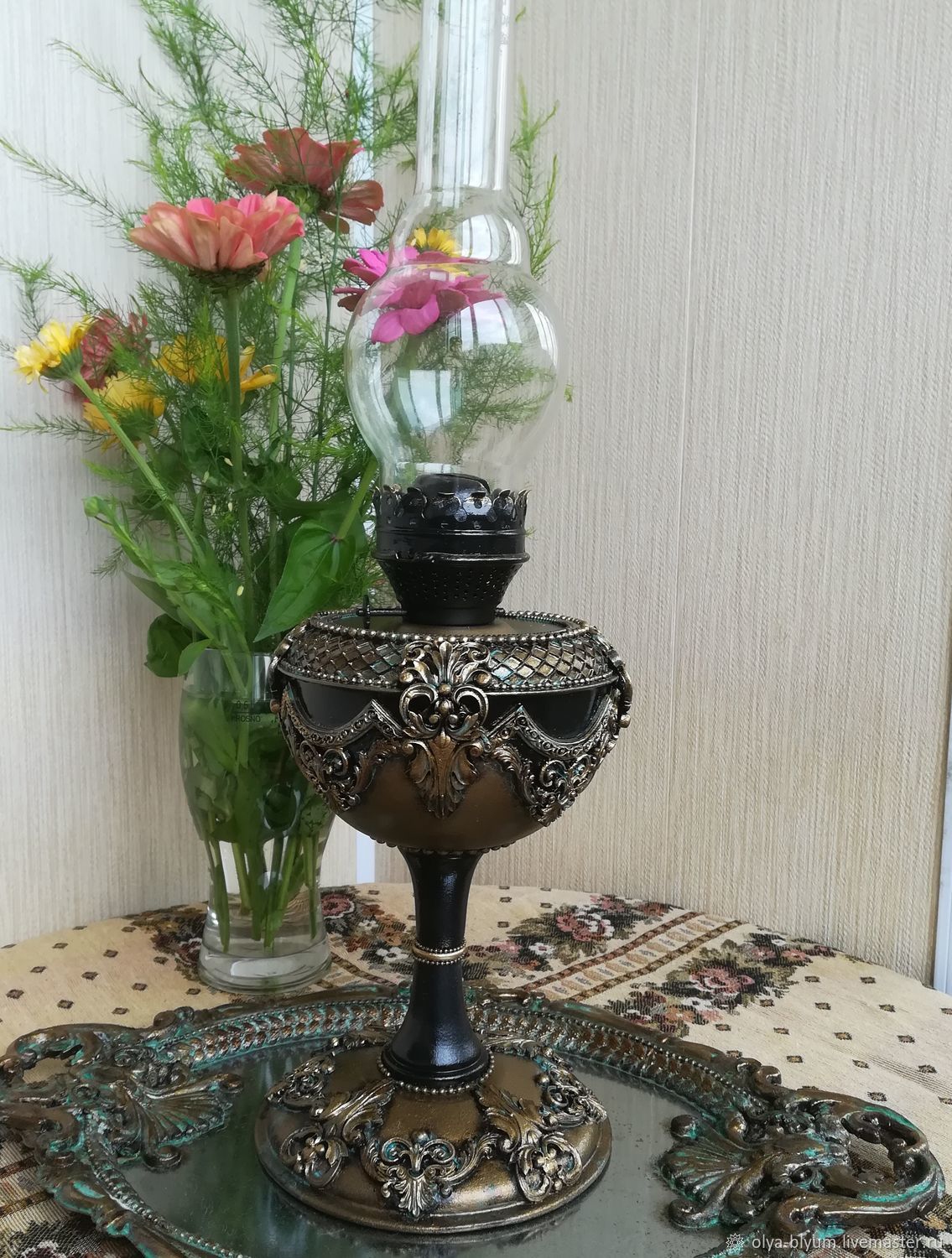 Декоративная керосиновая лампа в интернет-магазине на Ярмарке Мастеров ...
