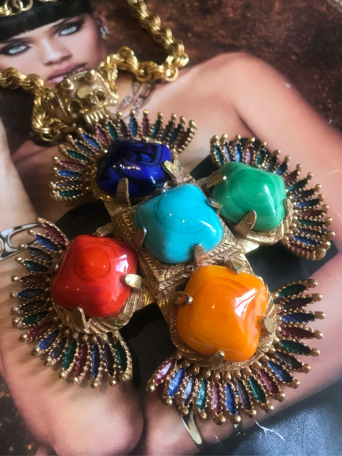 Винтаж: Castlecliff Lawrence VRBA винтажный кулон на цепи купить в ...