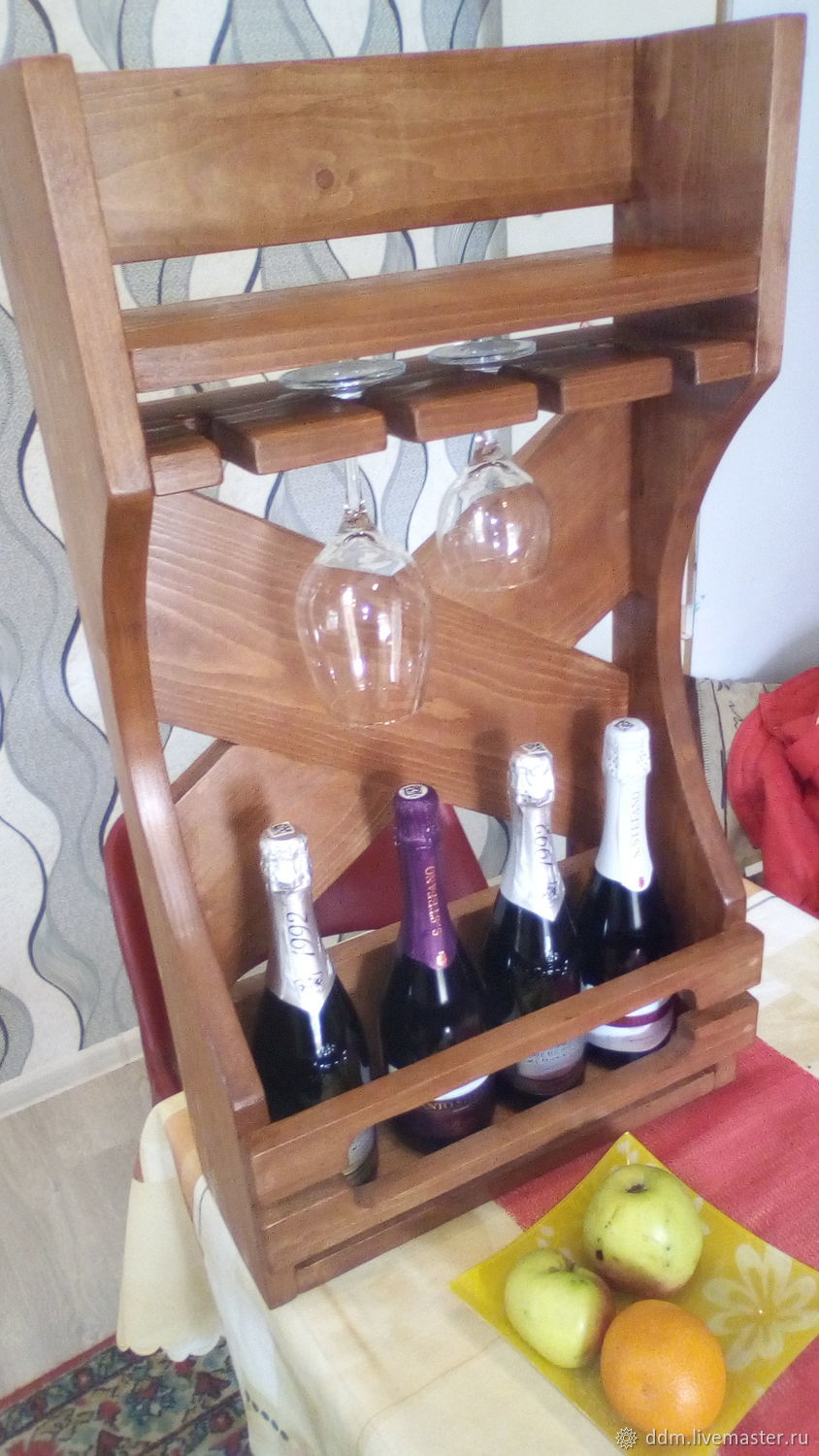 Подставка для вина и бокалов в интернет-магазине на Ярмарке Мастеров ...