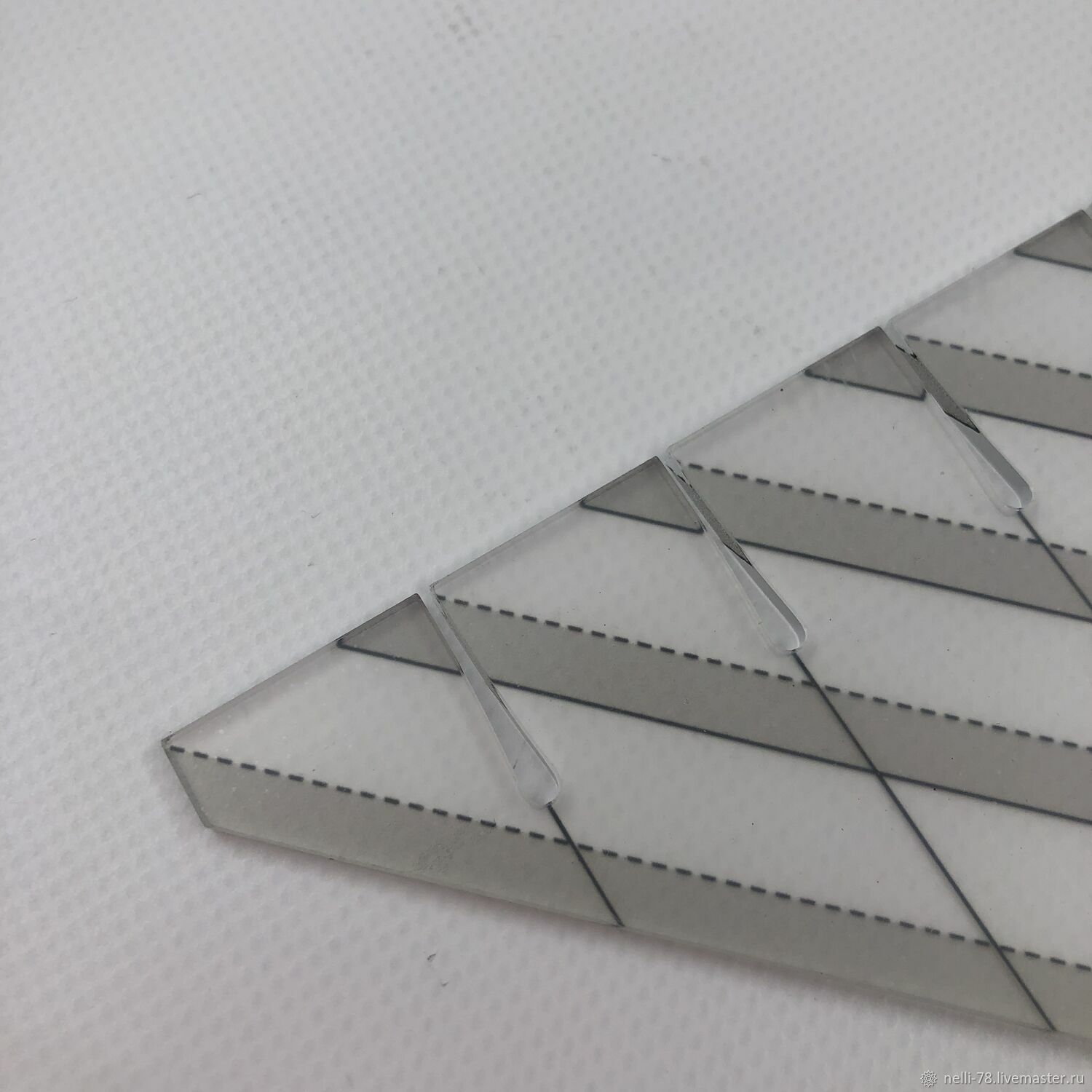 Линейка треугольная купить в интернет-магазине Ярмарка Мастеров по цене ...