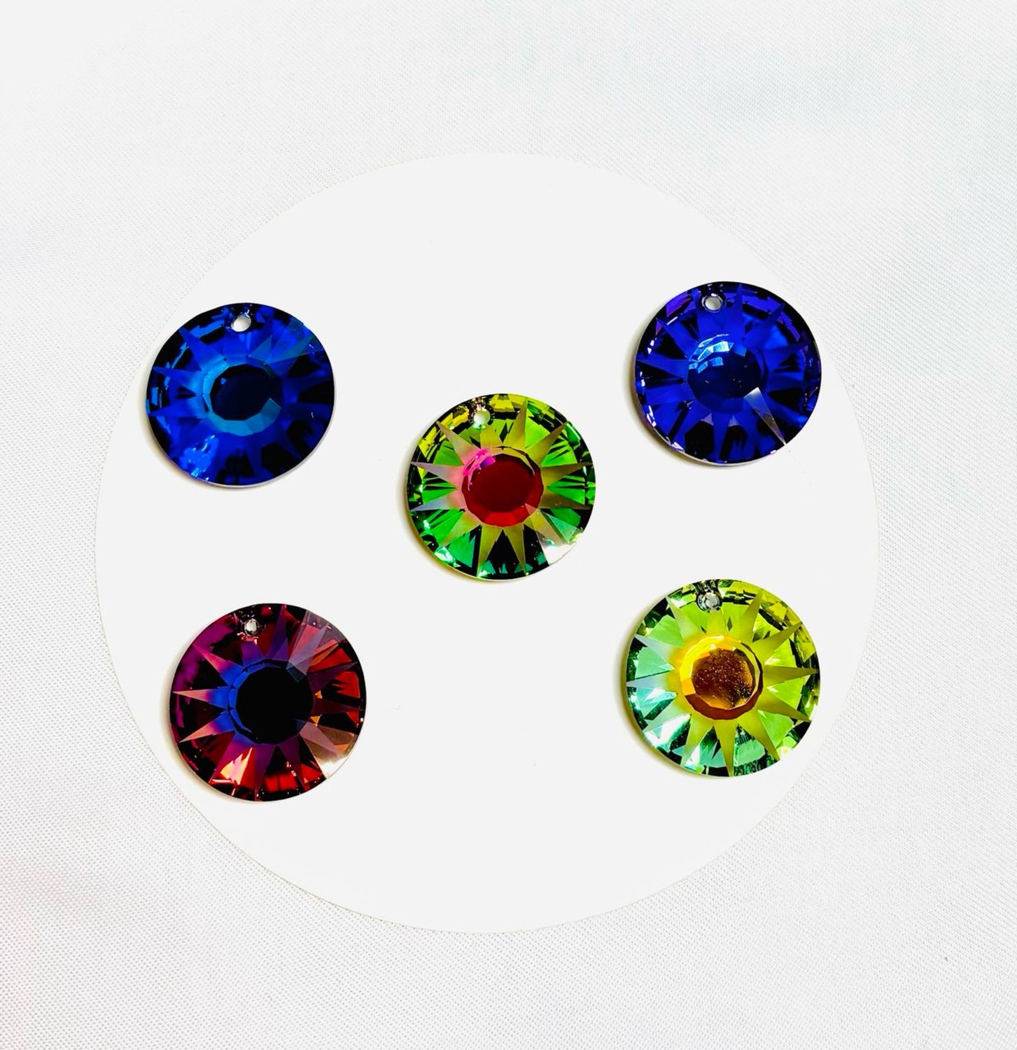 Подвеска Swarovski Red Volcano 33mm в интернет-магазине Ярмарка ...