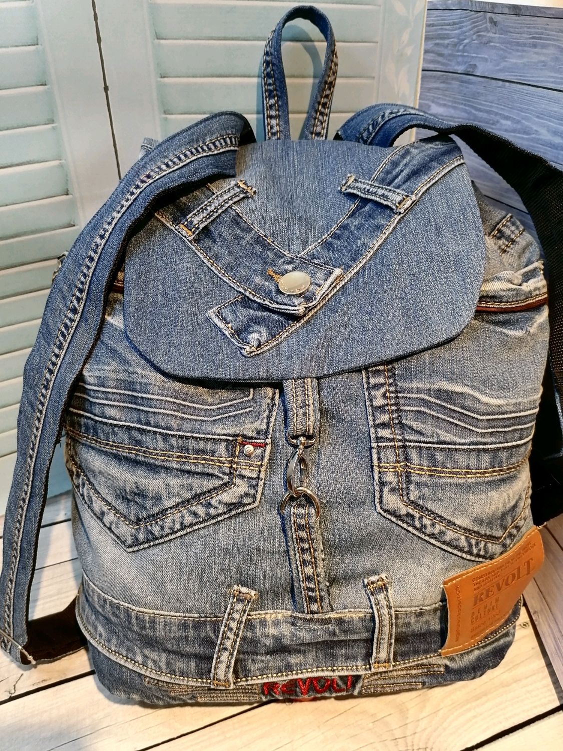 Рюкзак джинсовый – купить на Ярмарке Мастеров – NNCZORU | Рюкзаки ...