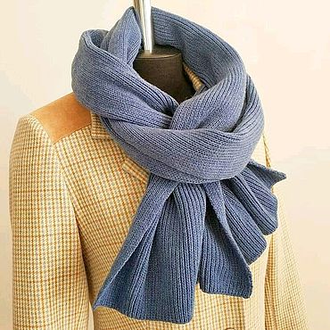 Шарф мужской "Геометрия" – заказать на Ярмарке Мастеров – 9VWRRU ...