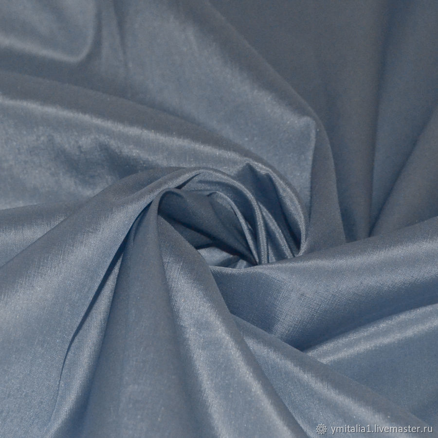 Ткани:Тафта из шелка бледно-голубая Альтузарра купить в интернет ...