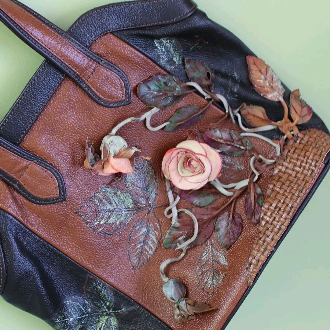 Сумка кожаная " vintage rouse " – заказать на Ярмарке Мастеров ...