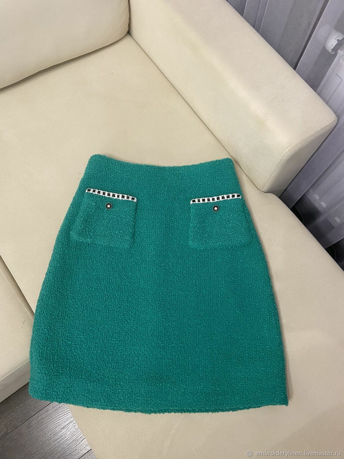 Юбки Юбка в стиле Miu Miu на заказ в интернет магазине Ярмарка Мастеров по цене 11500