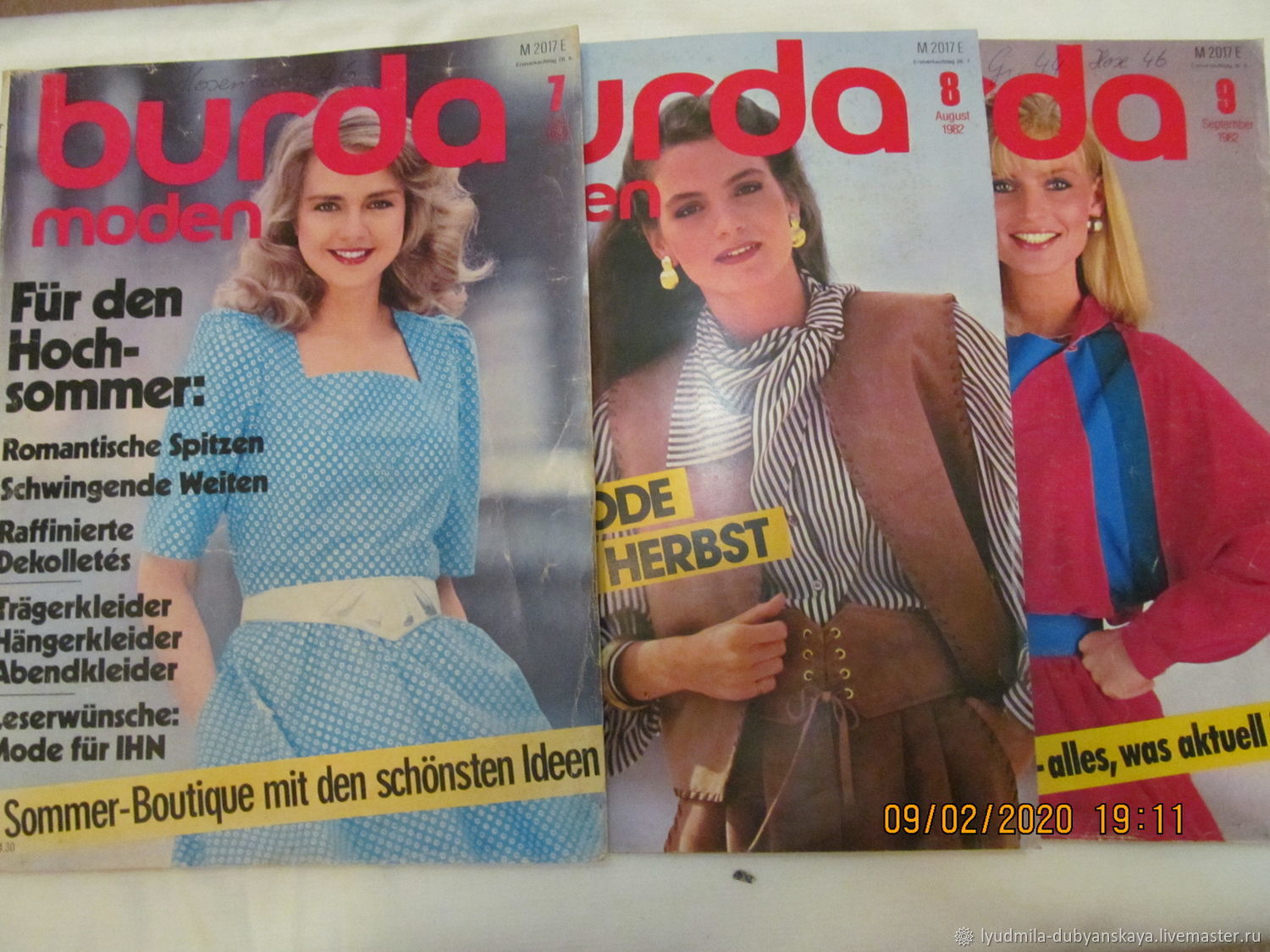 Burda moden 1982-1983 купить в интернет-магазине Ярмарка Мастеров по цене 2400 ₽ – KVB8MRU ...