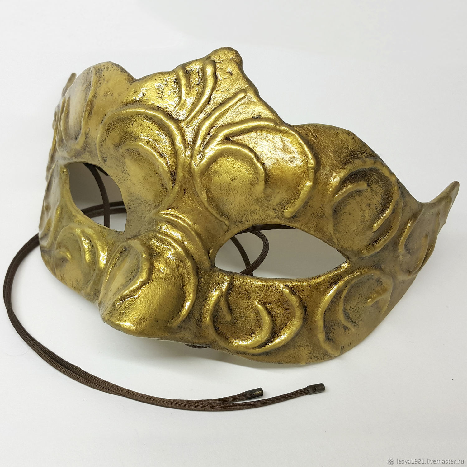 Карнавальная маска. Золотая Коломбина в интернет-магазине Ярмарка ...