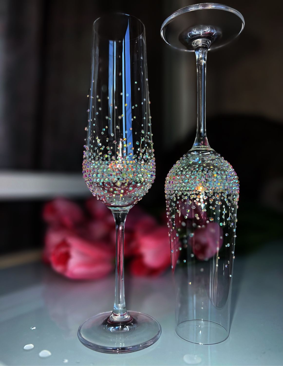Бокалы на свадьбу в интернет-магазине Ярмарка Мастеров по цене 3000 ...