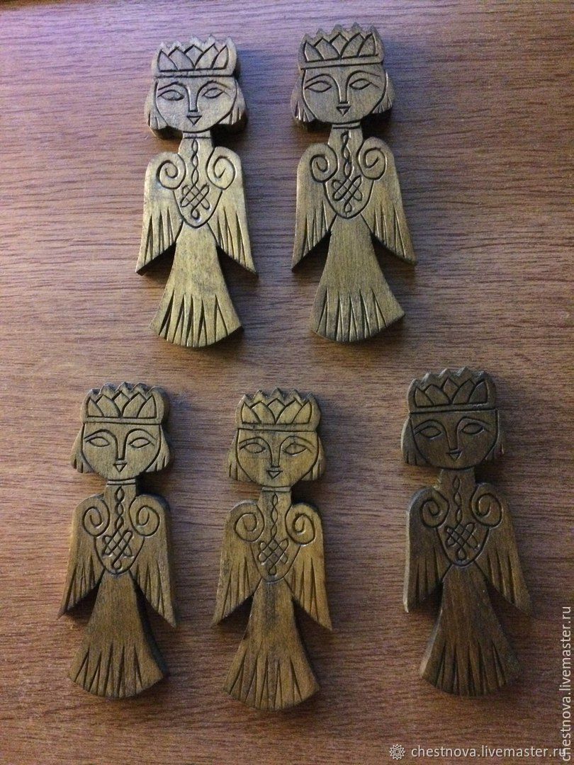 Обережные фигурки из дерева купить в интернет-магазине Ярмарка Мастеров ...