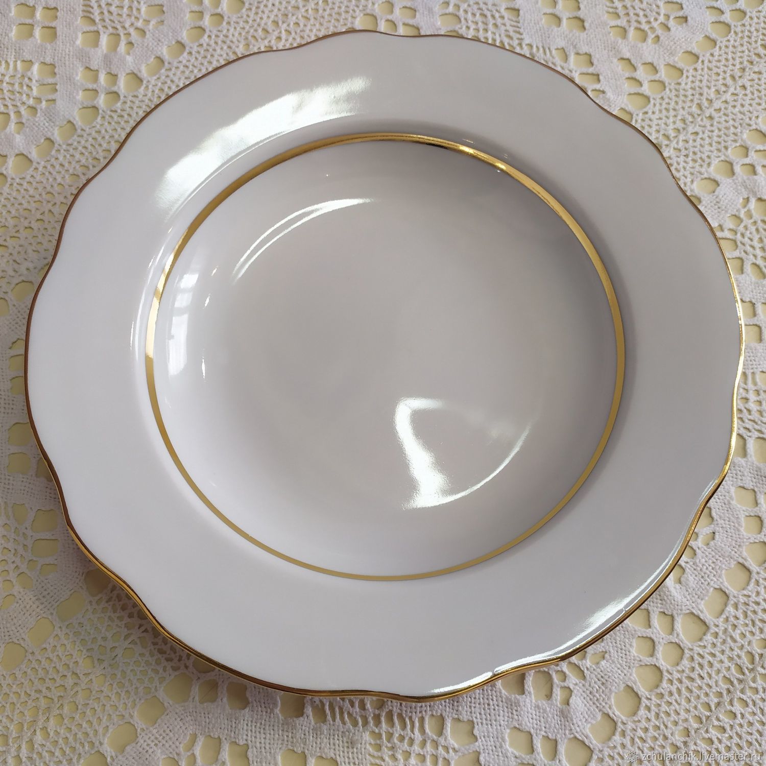 Винтаж: Новые. Дулево. 4 шт. Тарелки для первых и вторых блюд в ...