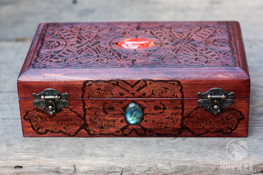 Деревянная шкатулка "Celt's Chest 3" в интернет-магазине на Ярмарке ...