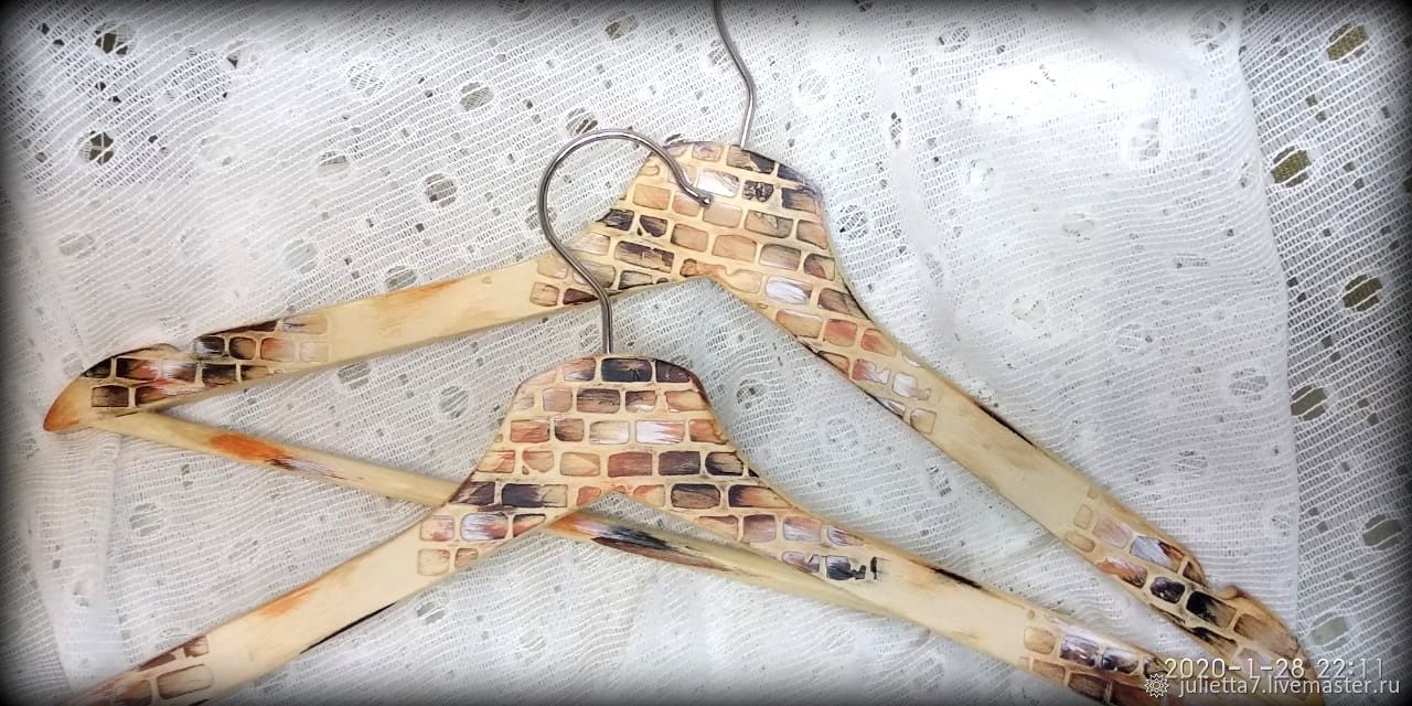 Подарок мужчине на 23 февраля Вешалки-плечики "Лофт" в интернет ...