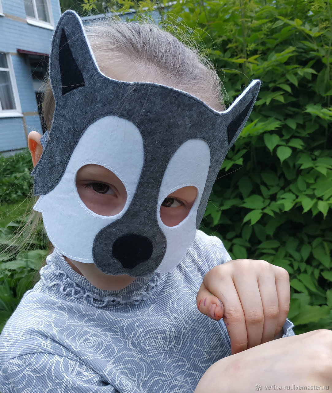 Карнавальные маски: Маска из фетра "Волчёнок" – купить на Ярмарке ...