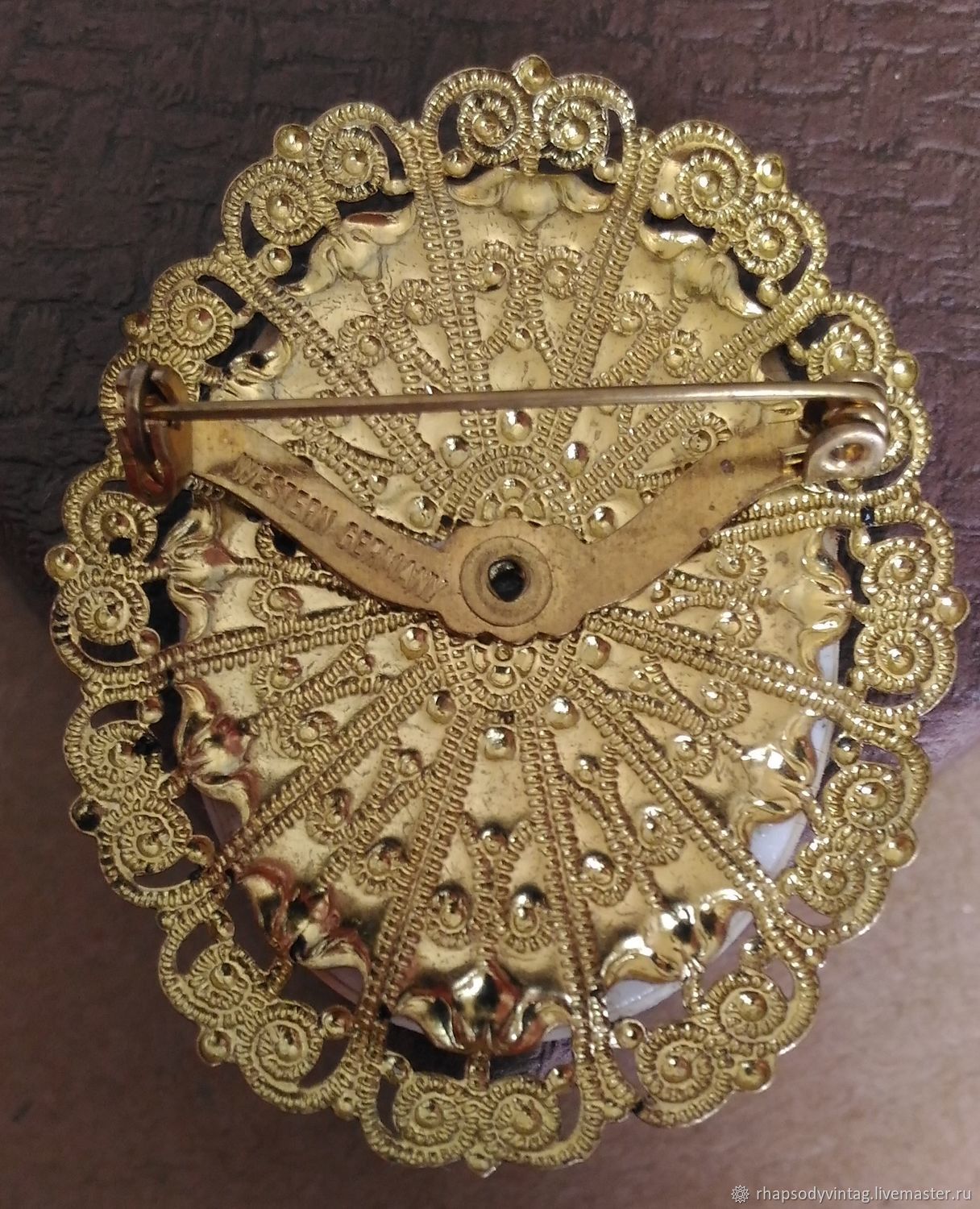 Винтаж: Брошь винтажная WESTERN GERMANY купить в интернет-магазине ...