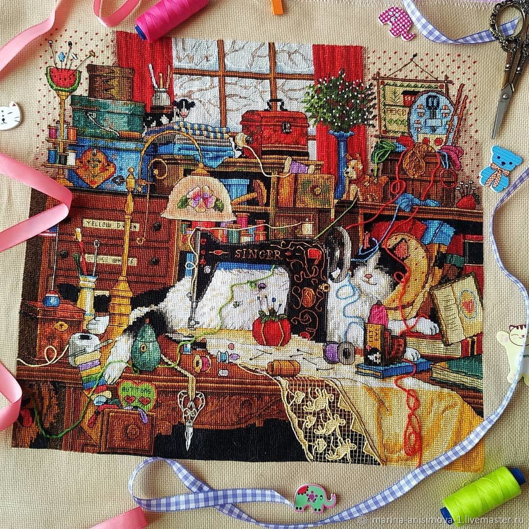 Картины: Мегги рукодельница – заказать на Ярмарке Мастеров – LI980RU ...