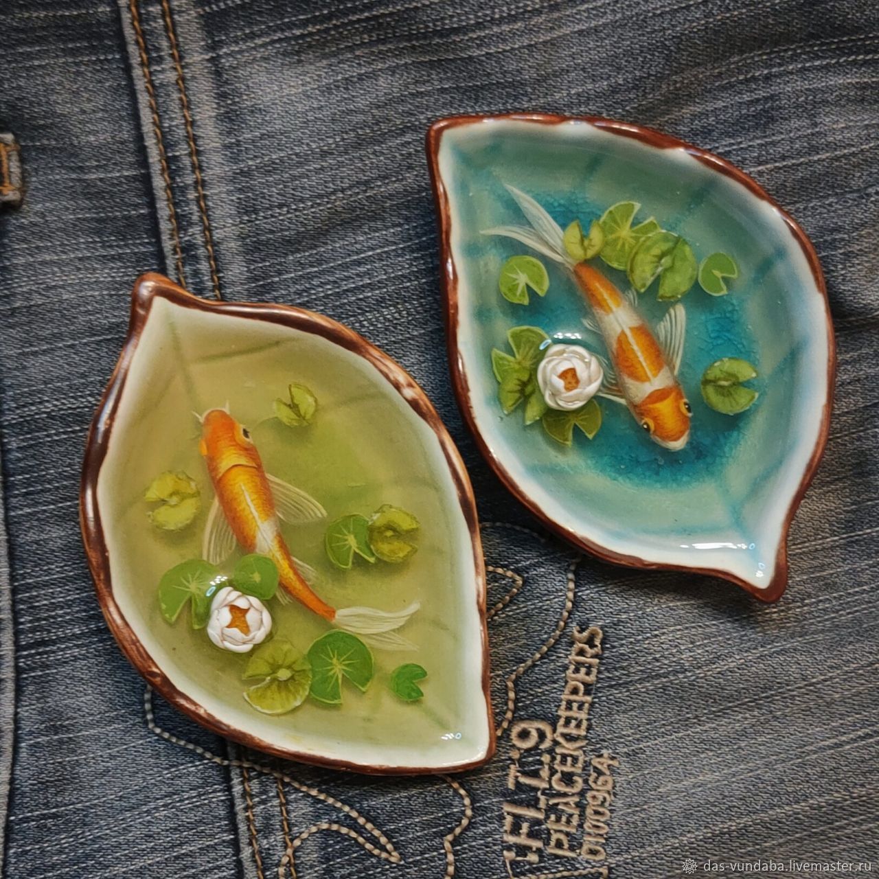 Рыбки в смоле, 3D эффект, в интернет-магазине Ярмарка Мастеров по цене ...