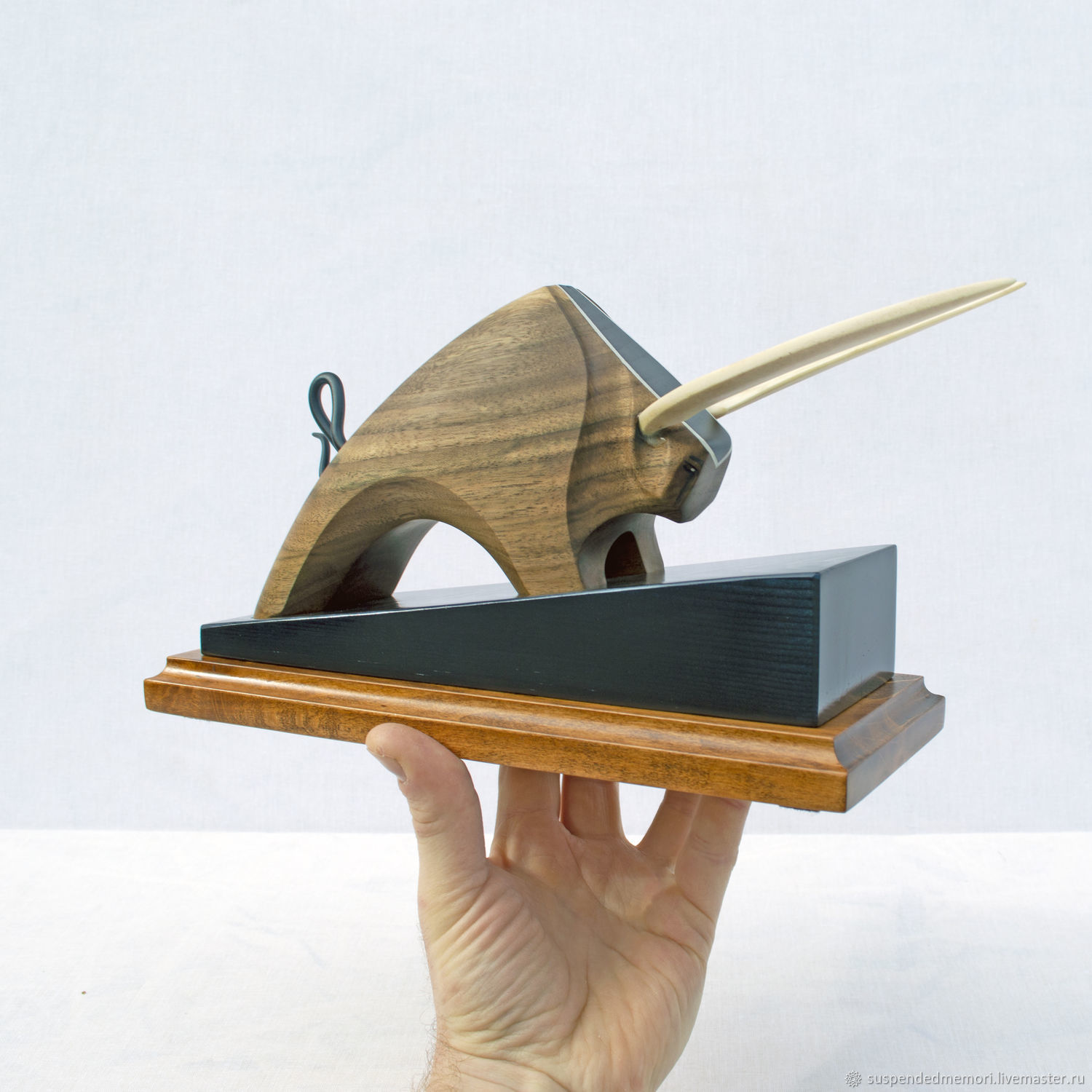 ~WALNUT BULL~. Фигурка. скульптура бык телец в интернет-магазине на ...