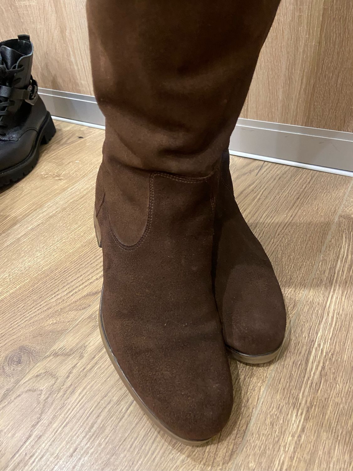 Винтаж: Шикарные Замшевые утепленные сапоги Antonio Moretto Italy 25 см ...