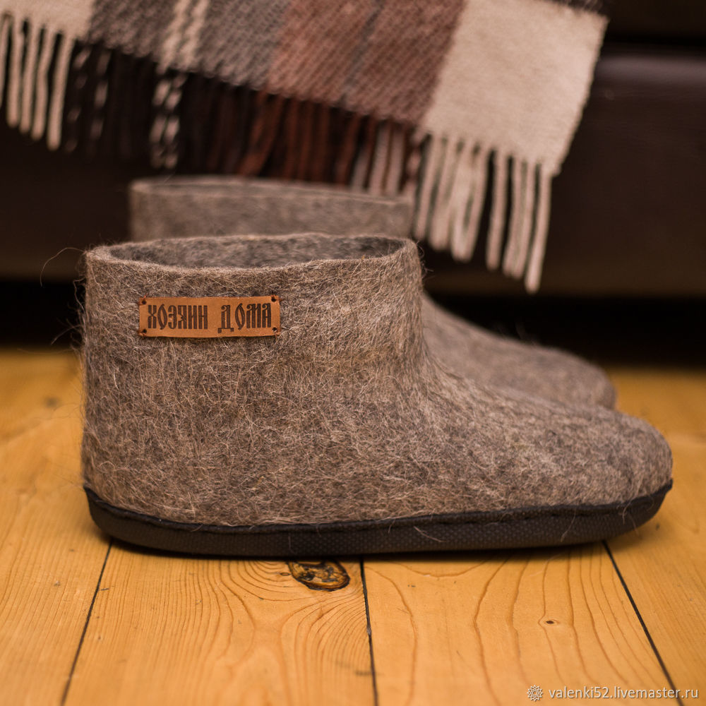 Чуни войлочные мужские "Хозяин дома" купить в интернет-магазине Ярмарка ...