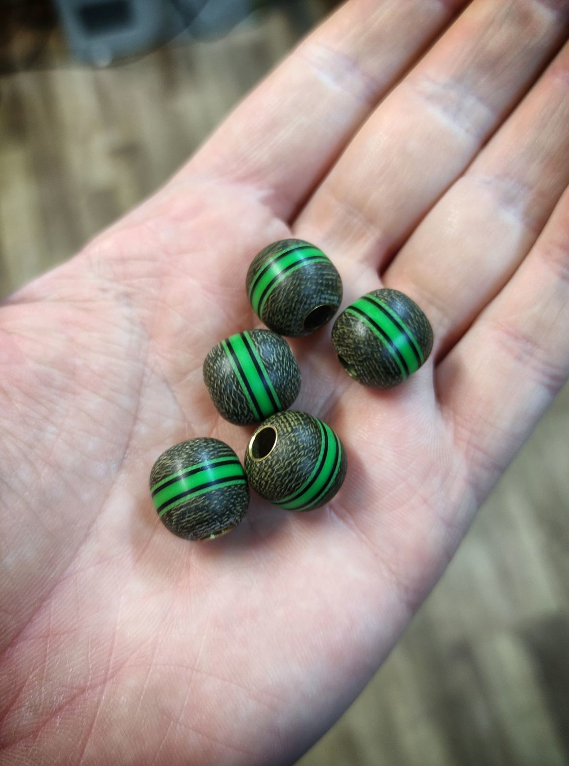 B032. Бусина темлячная светящаяся, с микартой купить в интернет ...