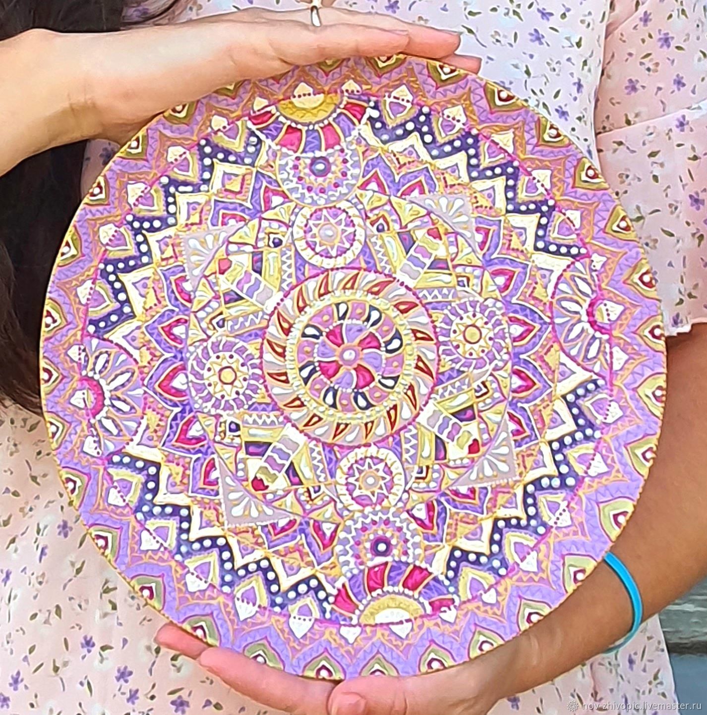 Тарелка-мандала "Калейдоскоп" в интернет-магазине Ярмарка Мастеров по ...
