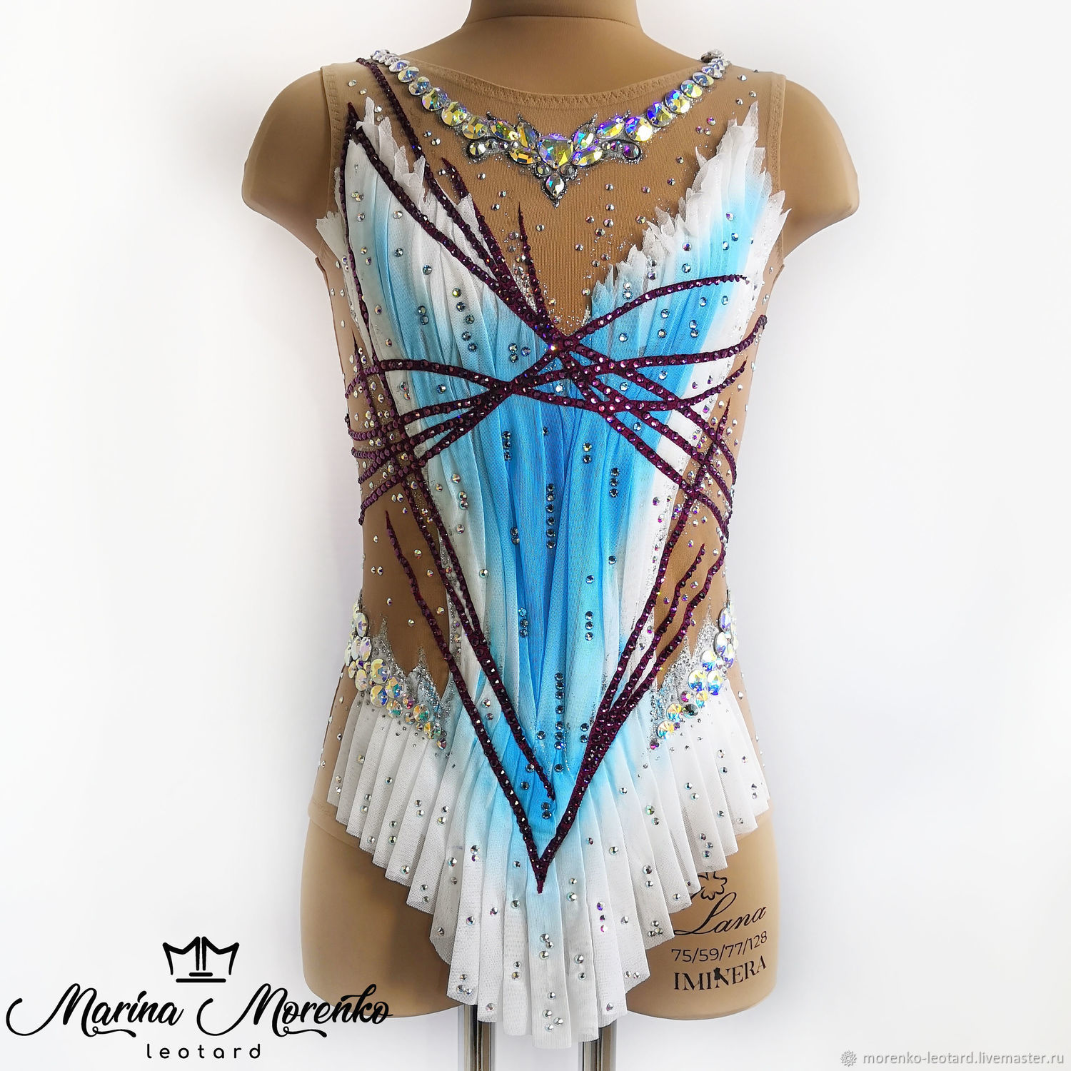 Купальник для художественной гимнастики – заказать на Ярмарке Мастеров ...