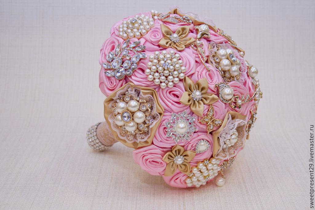 Брошь-букет "GOLD" в интернет-магазине на Ярмарке Мастеров | Свадебные ...