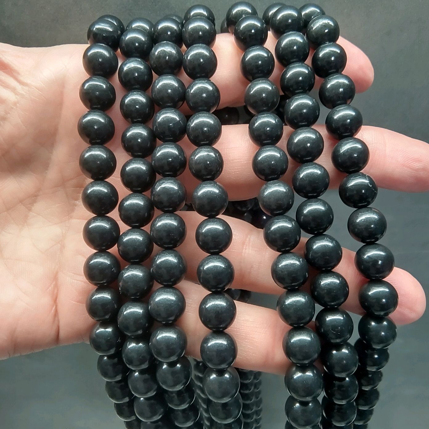 Шунгит 10мм Природный (арт 1060) купить в интернет-магазине Ярмарка ...