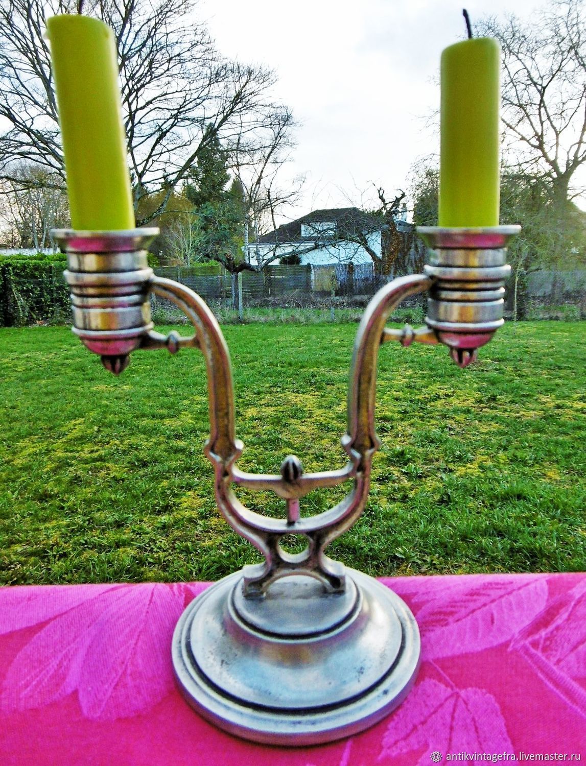 Винтаж: Винтажный подсвечник Gotique олово 50 годы ХХ век Франция ...