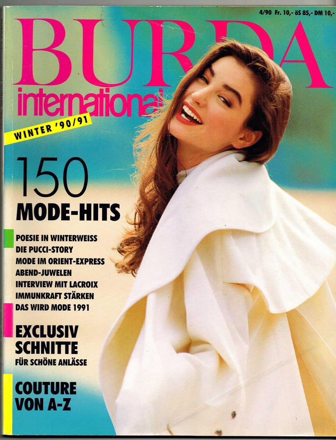 РЕЗЕРВ Burda International Зима 90/91 – купить на Ярмарке Мастеров ...