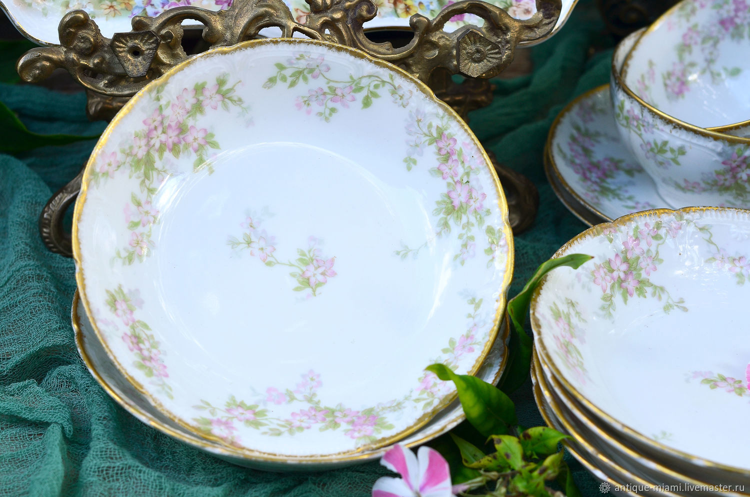 Винтаж Тарелка десертная Limoges Франция 1900 г купить в интернет магазине Ярмарка Мастеров