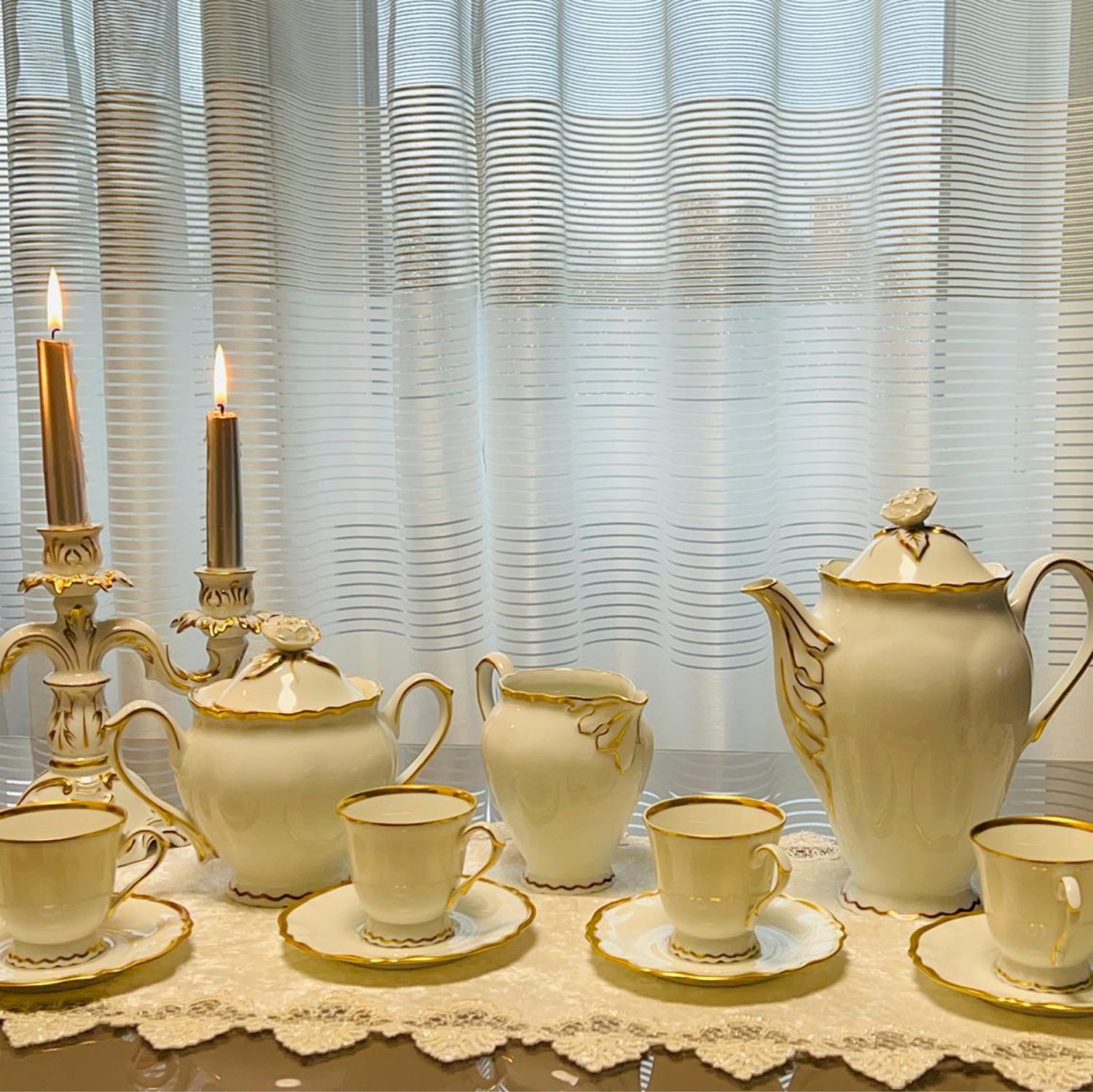 Винтаж Кофейный набор Limoges Franse купить в интернет магазине Ярмарка Мастеров по цене 12600