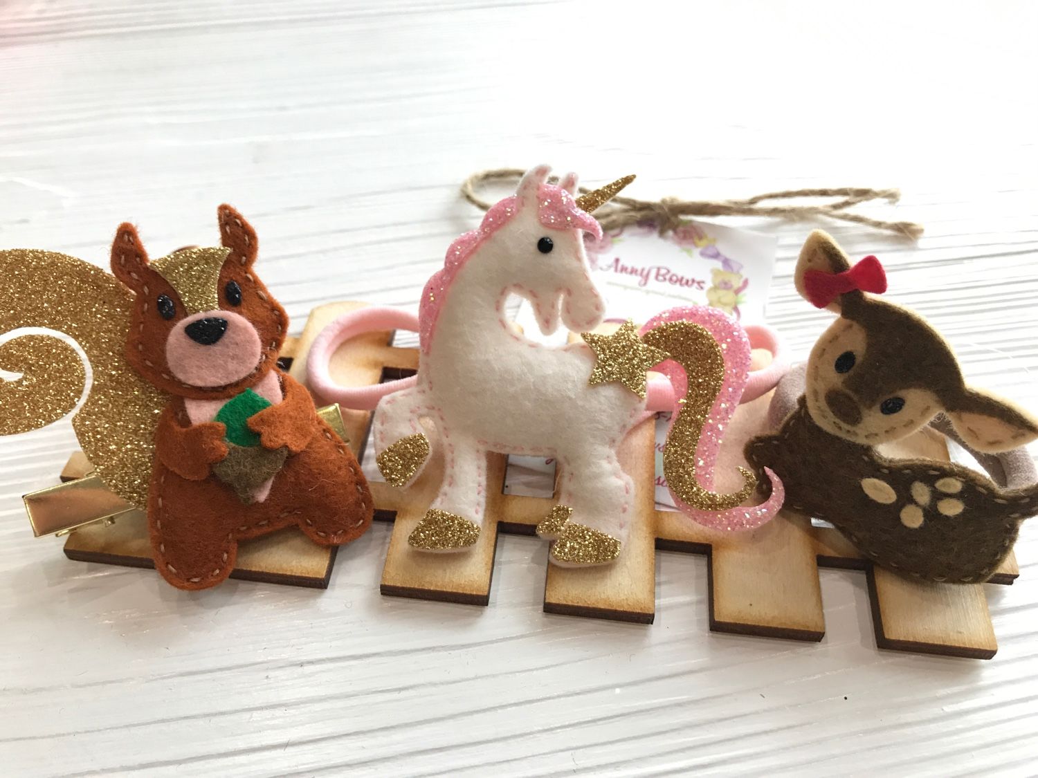 Заколки/резинки в виде животных в интернет-магазине на Ярмарке Мастеров ...